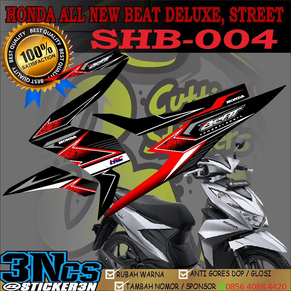 Stripping Honda Beat Deluxe CBS ISS, Sticker Variation 04 Honda Beat ...