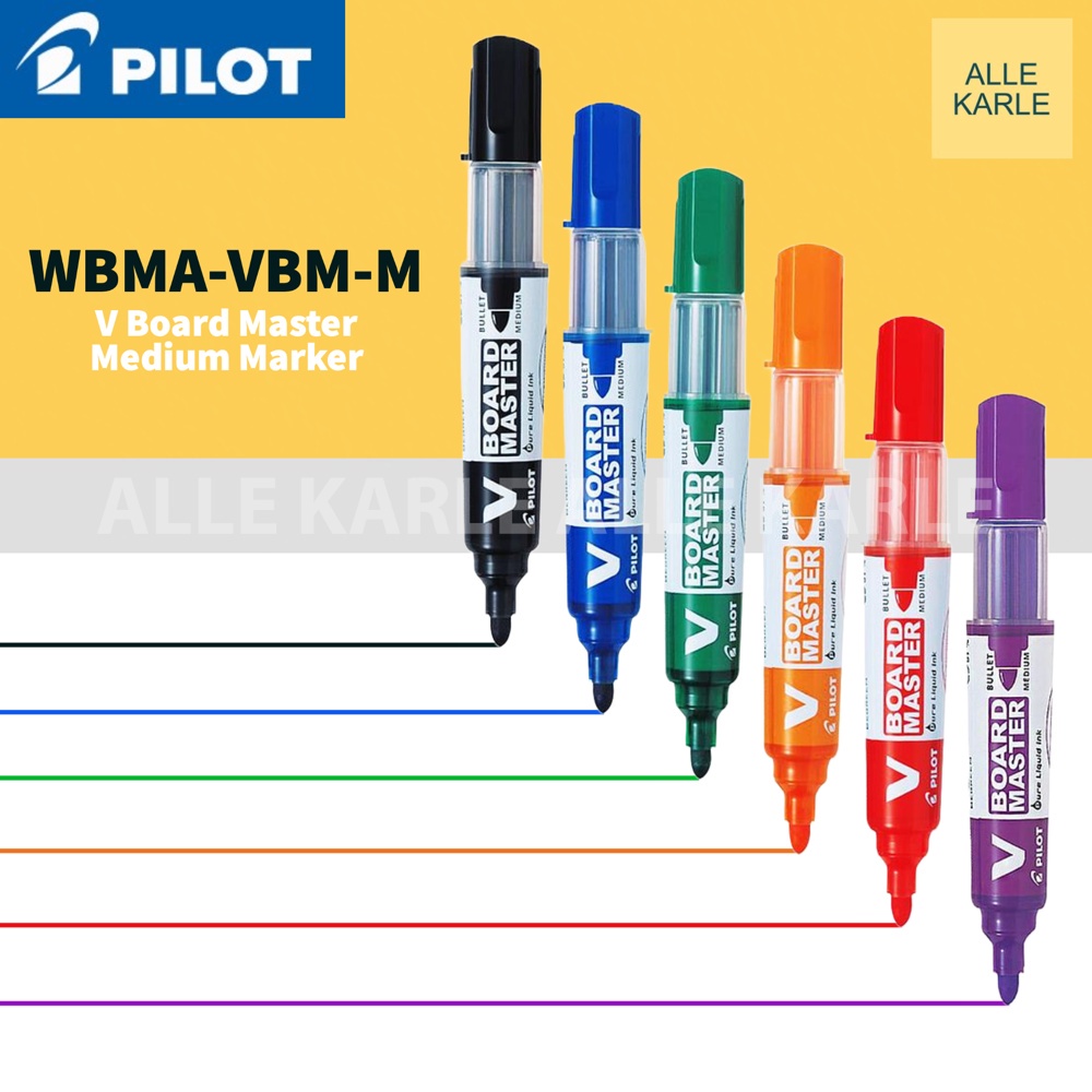 Pilot WBMA-VBM-M V Board Master Medium Marker | Refill | VBoard | Alle ...