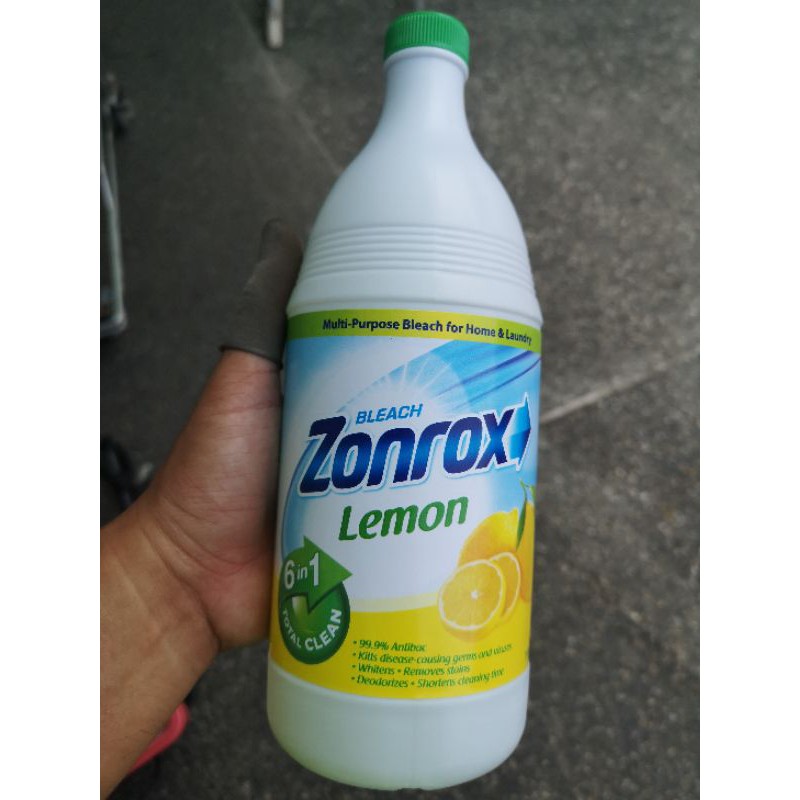 Zonrox Bleach Lemon Scent 1L Multi Purpose Bleach for Home and Laundry ...