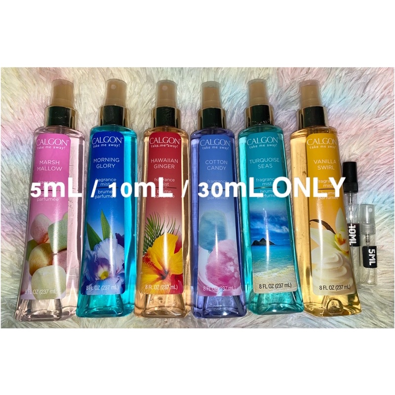 Calgon MARSHMALLOW | MORNING GLORY | HAWAIIAN GINGER | TURQUOISE SEAS ...