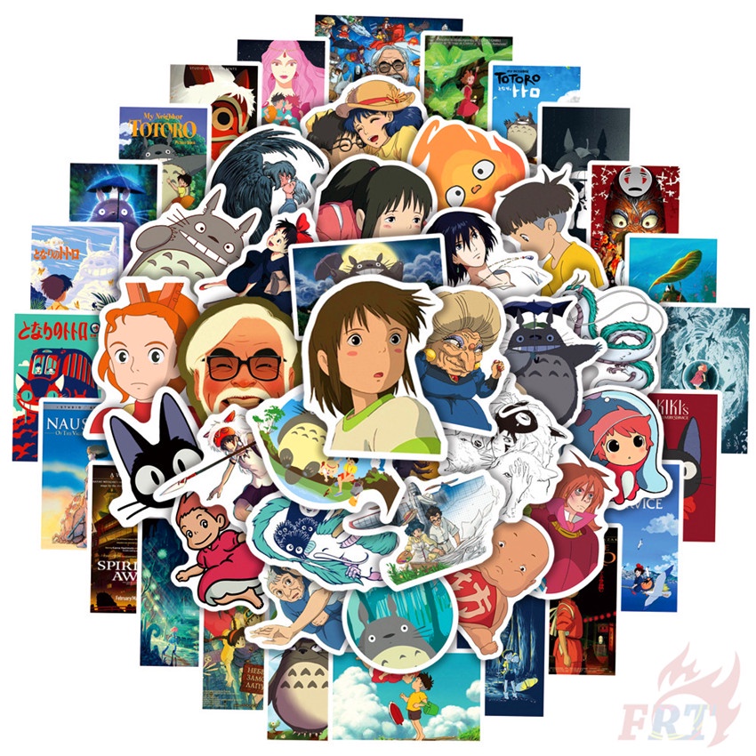 100Pcs/Set ☆ Miyazaki Hayao Series A Mixed Stickers ☆ DIY Fashion ...