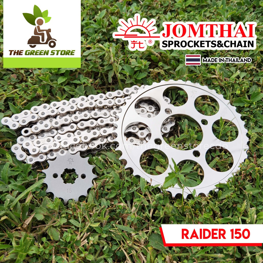 JT JOMTHAI Chain & Sprocket Set ( Raider 150 Carb Old / New Breed ...