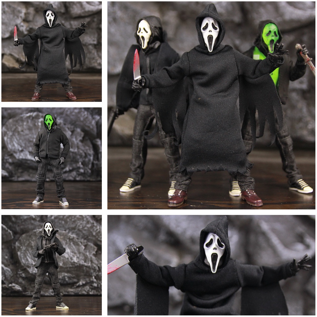 Classic Horror Film Scary Movie Scream 6" Action Figure Stab White ...
