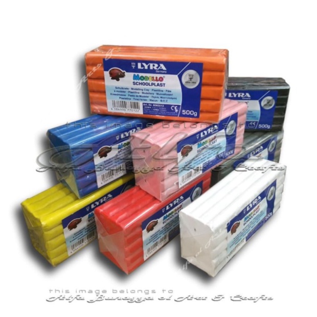 LILIN For Sale Lyra Modello SchoolPlast Plasticine 500 Grams - Toy ...