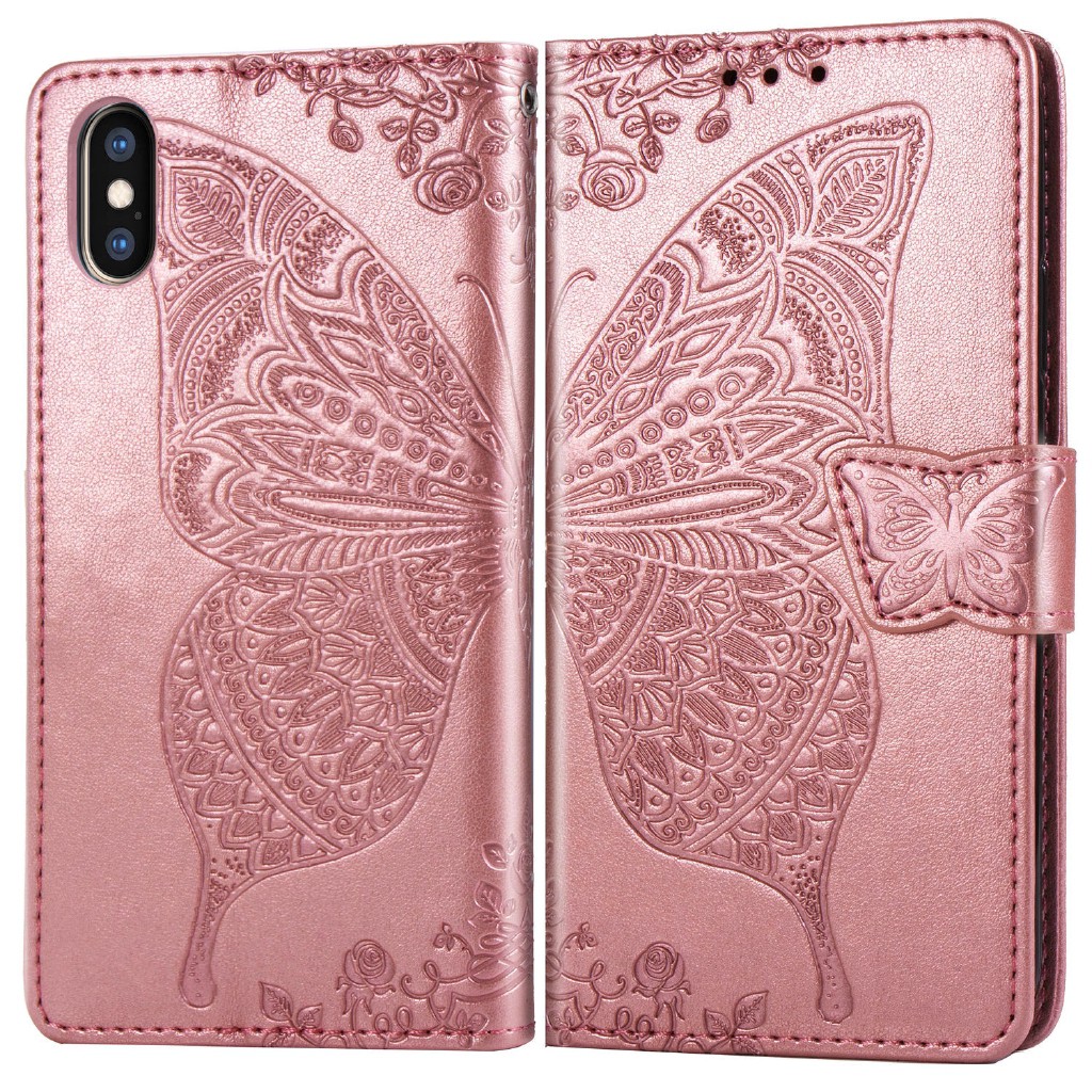 Flip Case iPhone SE2 2020 X XS MAX XR 7 8 6S 6 Plus Embossing Wallet ...
