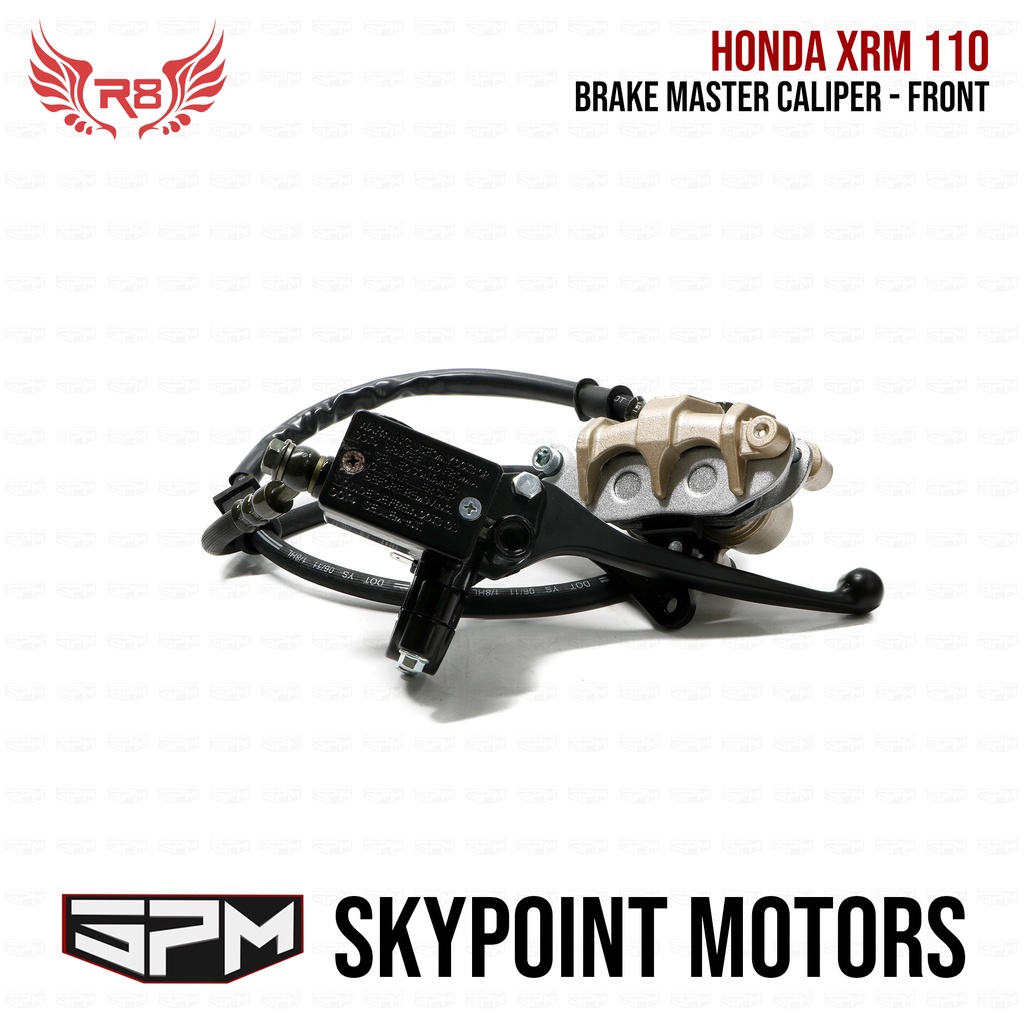 R8 MOTORCYCLE BRAKE MASTER CALIPER ASSEMBLY FOR HONDA XRM 110 FRONT ...