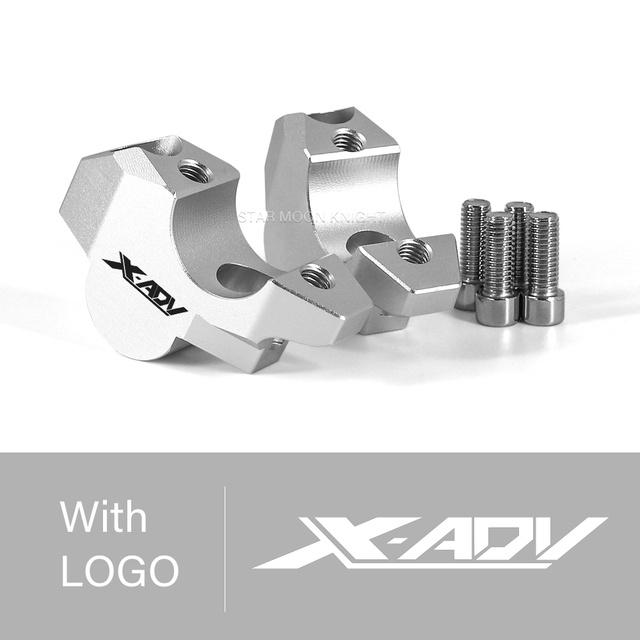 Motorcycle Handlebar Riser Drag Handle Bar Clamp Extend Adapter For ...