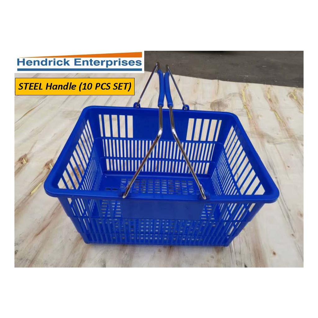 Shopping Basket 10PCS Grocery Shopping Basket / Shopping Basket / Steel ...