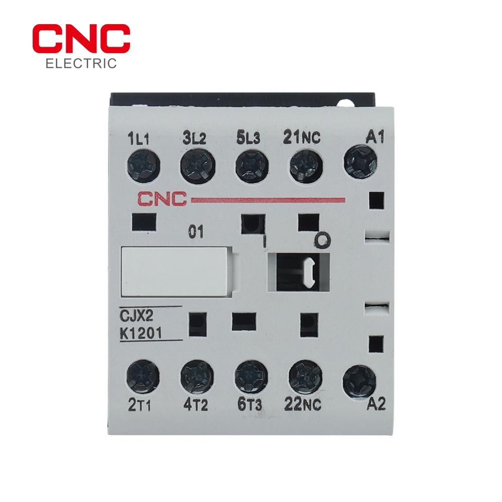 CNC CJX2-K 220V Mini AC Contactor Din Rail 3P 3main 1NO/3main 1NC Coil Voltage 50/60Hz 6A 9A 12A ...