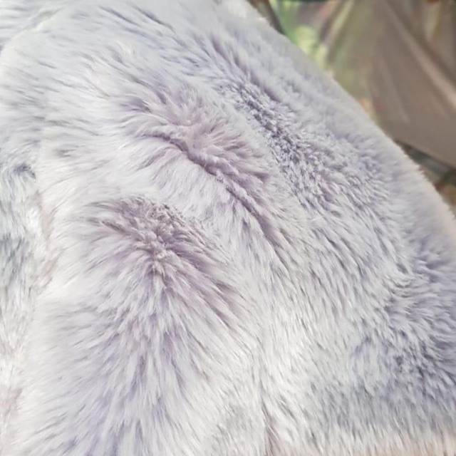 Faux fur ash lilac custom 75x120 [2pcs] | Shopee Philippines