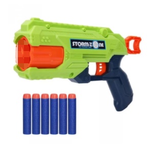 Soft Gun Storm Zone With 6 Pcs Soft Bullets | Shopee Philippines