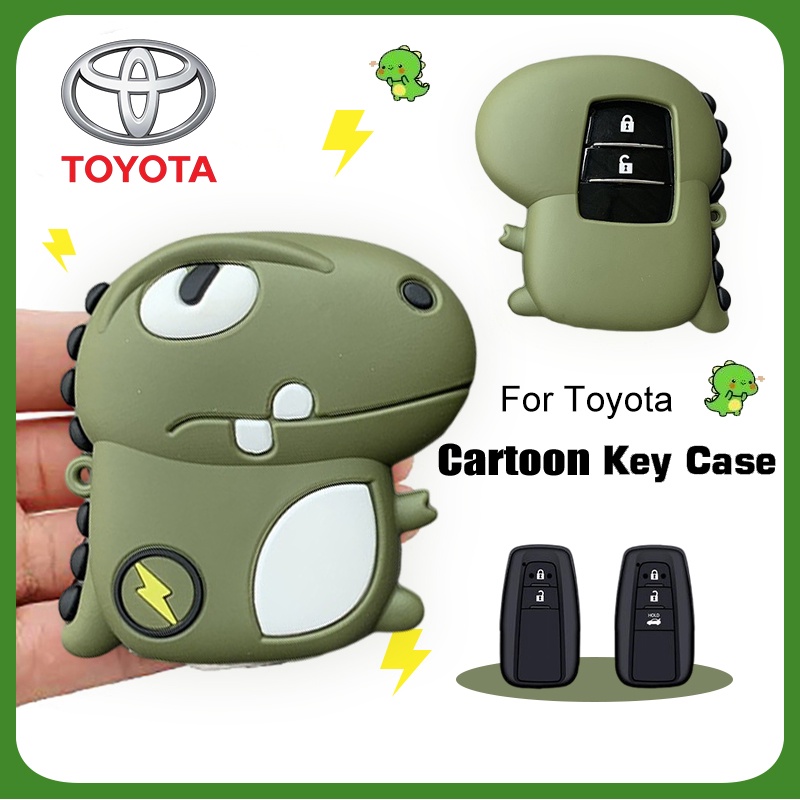 Cute Dragon Car Key Case For Toyota Chr Rav4 Auris Avensis Prius Aygo ...