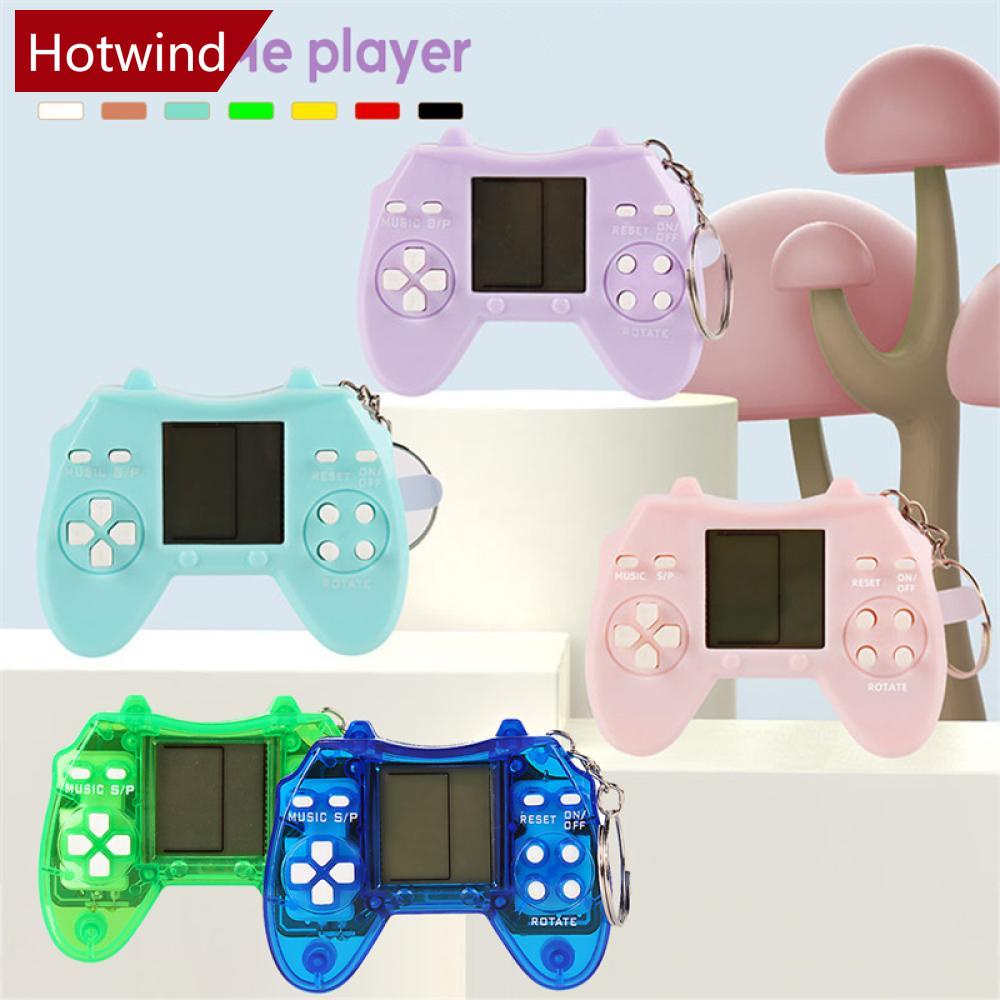 HW Macaron Color Mini Handheld Game Players Tetris Electronic Game ...
