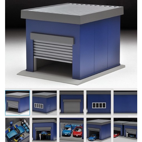 Tomicarama Vintage 08a Garage 1/64 Diorama for Diecast Tomytec | Shopee ...
