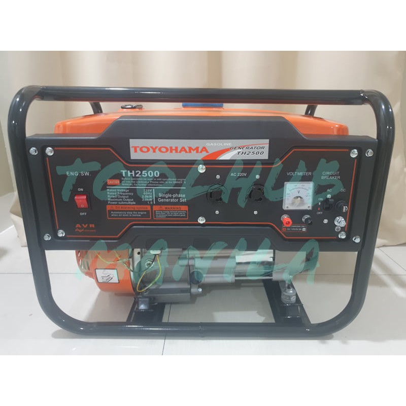 Toyohama 2500W Gasoline Generator TH2500 4 Stroke | Shopee Philippines