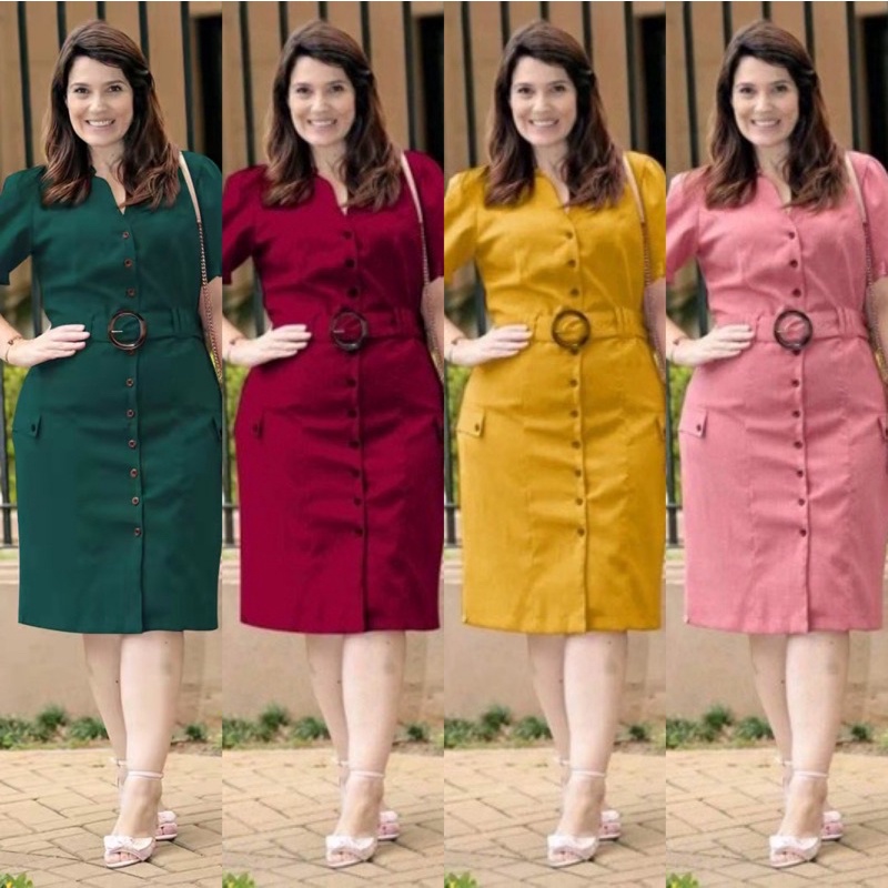 FASHION #331 PLUSIZE DRESS CAN FIT LARGE TO XLARGE BODYFRAME | Shopee ...