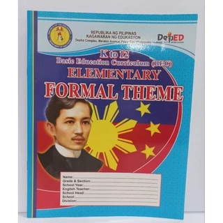 FORMAL THEME BOOK TAGALOG and ENGLISH - Best Prices and Online Promos ...