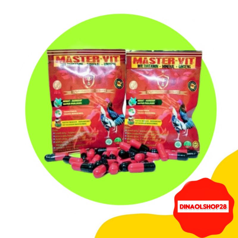 Mastervit Chicken Vitamins Sachet Packaging Contains 20 Capsules ...