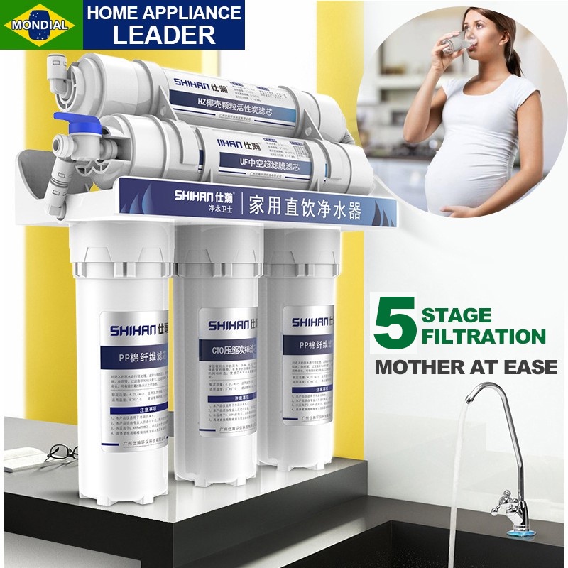 120L 5 stages portable Water Purifier Water Filter Ultra-filtration ...