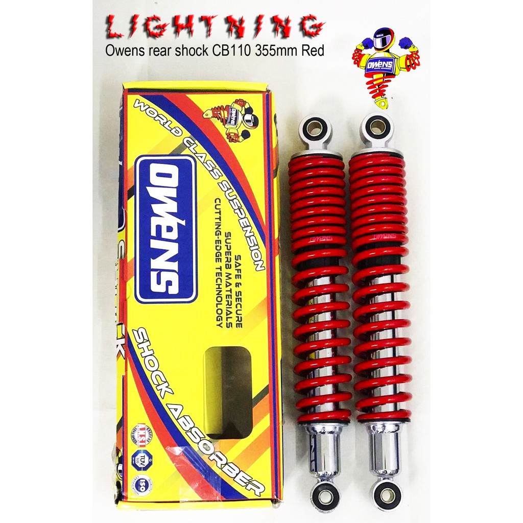 Owens rear shock CB110 355mm | Shopee Philippines