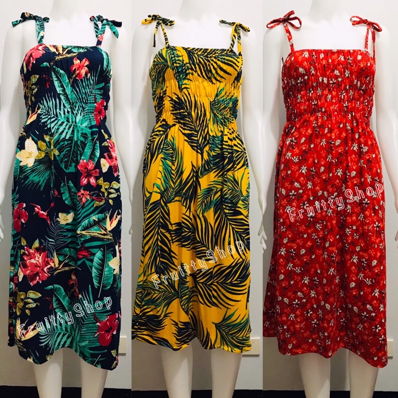 Long Daster Pambahay/Maternity dress/SummerDress(Random) | Shopee ...