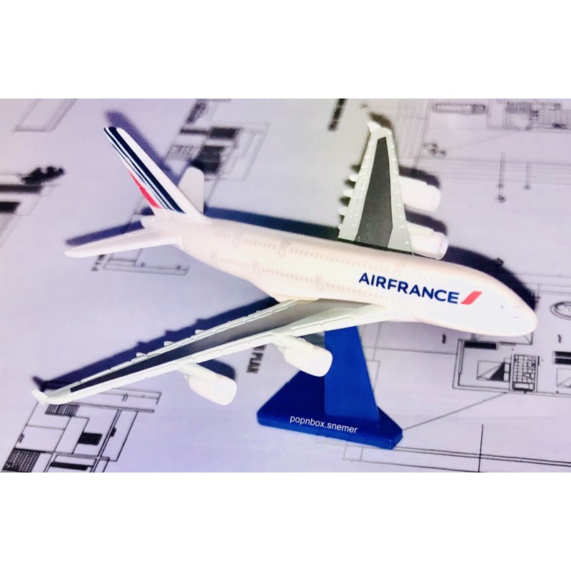 Air France Airbus A380 Tiny Plastic Airplane Model (Orangina Japan ...