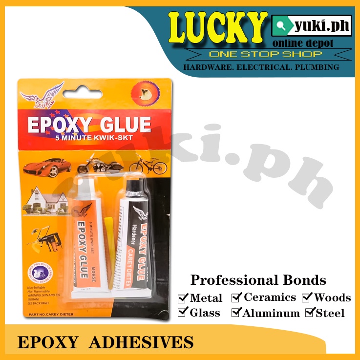 EAGLE HEAVY DUTY EPOXY GLUE ( AB-3A ) 5-MINUTE KWIK SET | Shopee ...