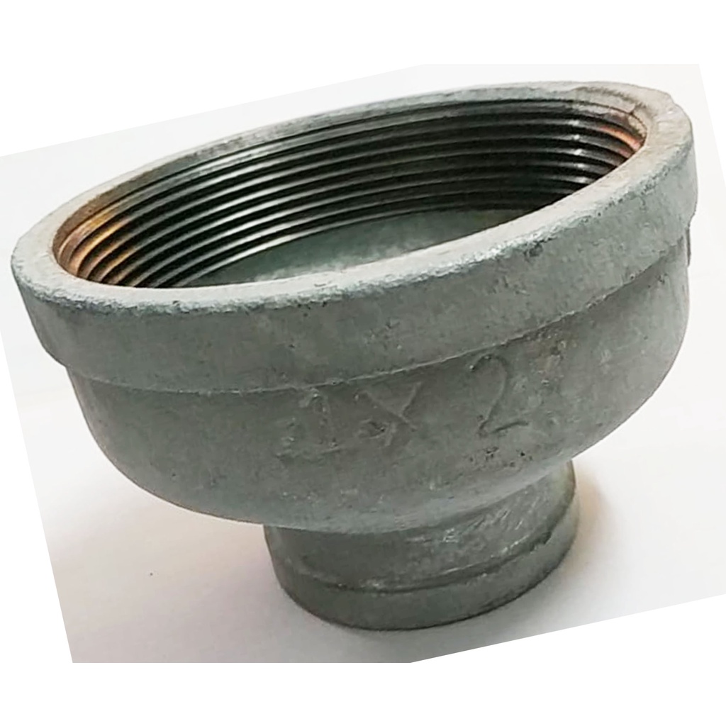 Mech Gi Bell Reducer 4 X 2 Sch40 Standard Threaded Screw Type Galvanized Iron Coupling Reducer