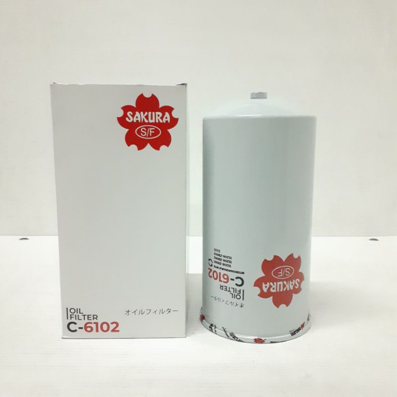 SAKURA OIL FILTER C-6102 NISSAN FE6 W/ DRAIN NUT | Shopee Philippines