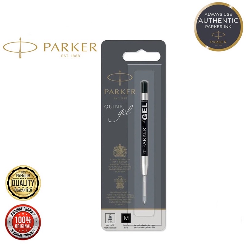 Parker Refill GEL Ballpoint Black - (Medium)(Quinkflow) / GEL Ball ...