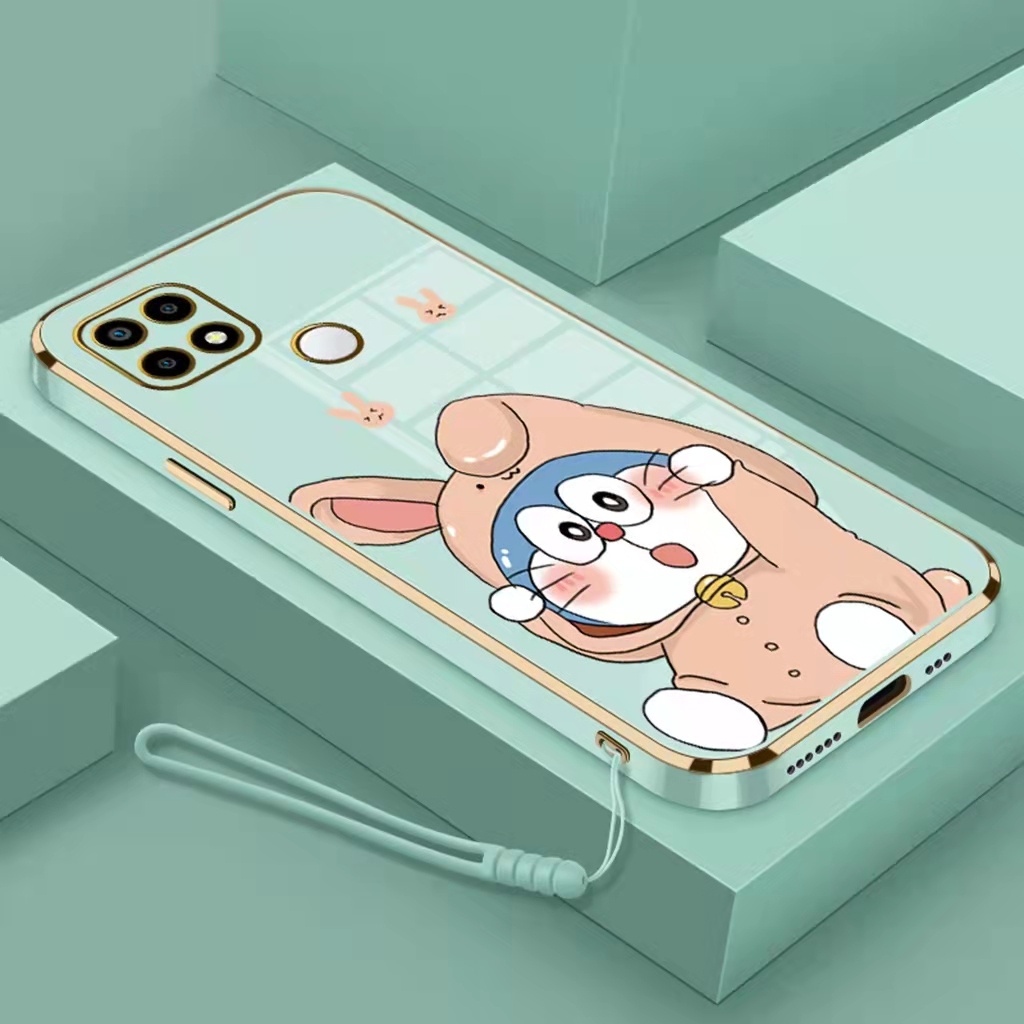 Casing oppo A35 A15 A15S Phone Case SoftCASE Silicone Case Doraemon ...