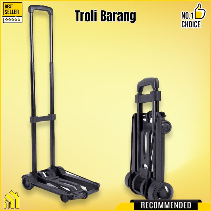 Troli MINI Goods Equipment 4 Wheels Folding ANGKUT TROLY TROLLEY ...