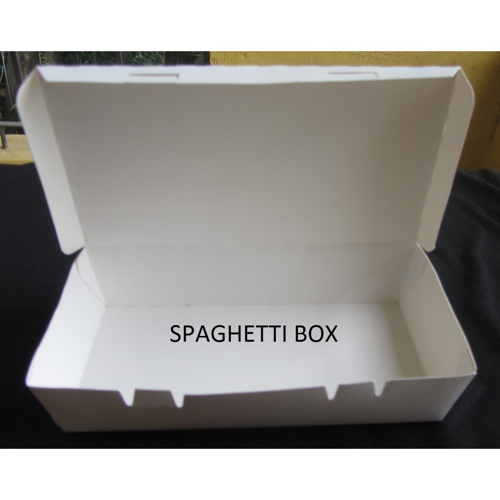 Spaghetti Paper Box 50pcs | Shopee Philippines