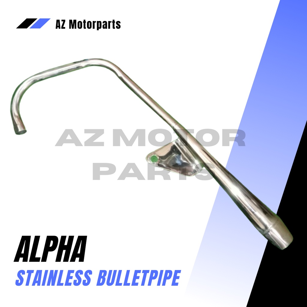 Stainless Bullet Pipe for TMX ALPHA/ RUSI 125/TC125 | Shopee Philippines