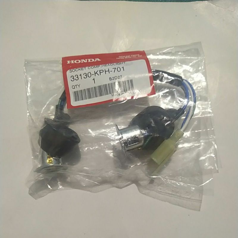 Honda Genuine socket comp. Headlight /Headlight socket for Wave 125 i ...