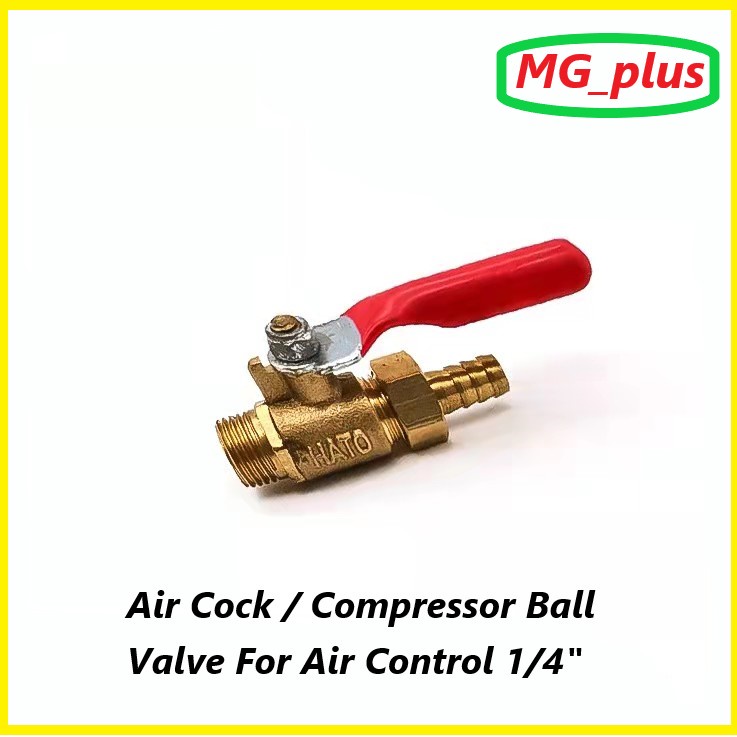 Brass Ball Valve 1/4" / Air Ball Valve 1/4" / Air Cock / Compressor ...