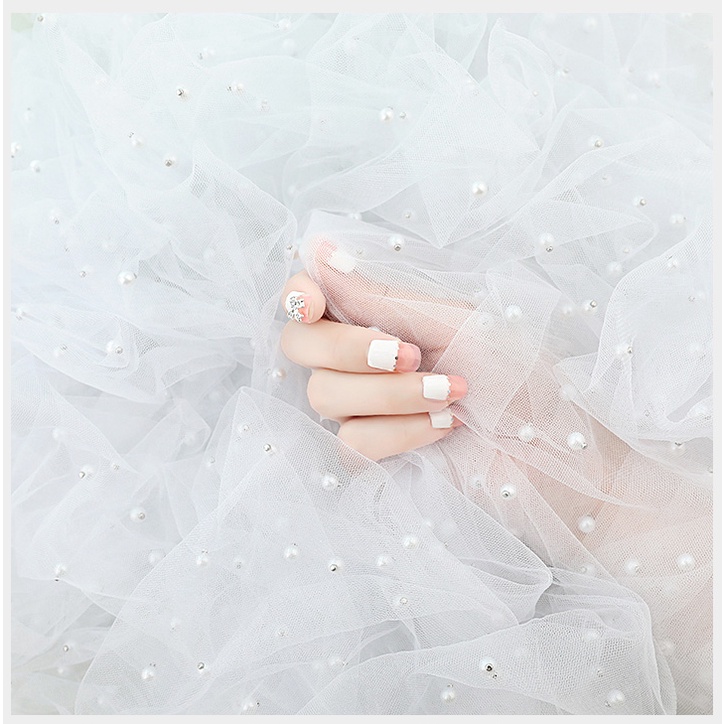 Nail Photos Shooting Props Gauze with Pearl Photography Background ...