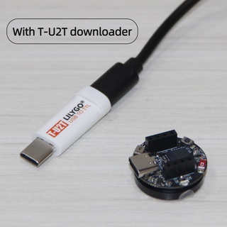 LILYGO® TTGO T-ENCODER ESP32 RGB LED Ring Encoder Supports T-U2T Downloader ESP32 Nodemcu WiFi ...