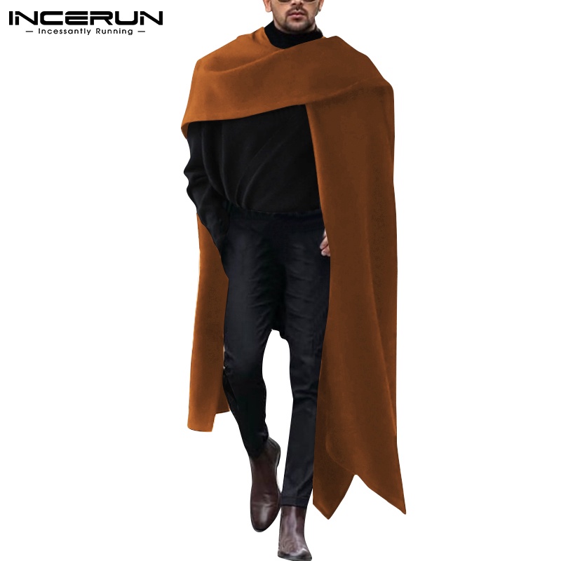 INCERUN Men Irregular Style Fashion Design Sleeveless Solid Color Long ...