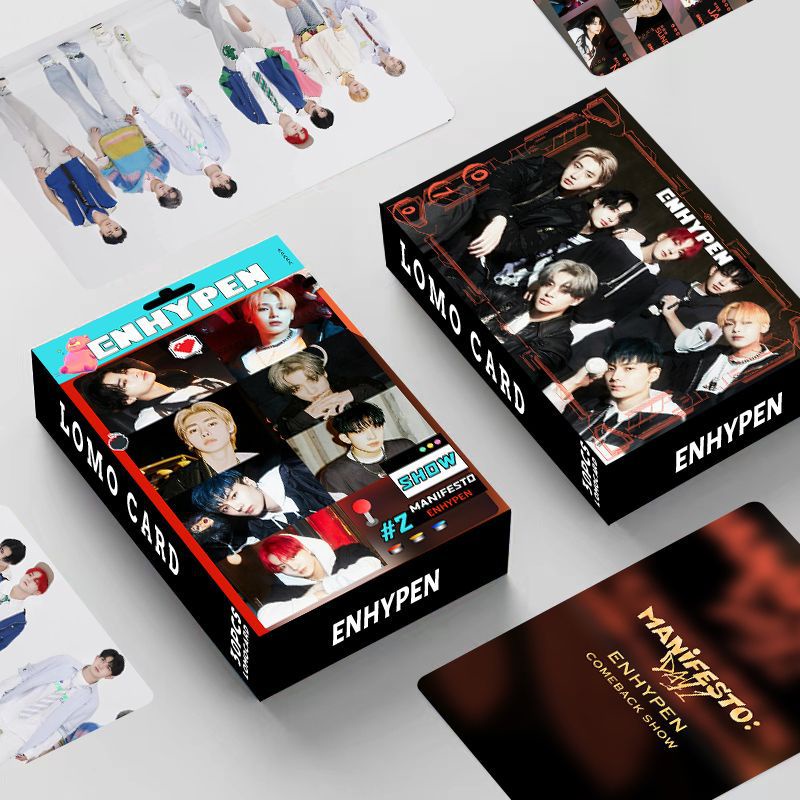 30pcs/box ENHYPEN Photocards MANIFESTO : DAY 1 Album LOMO Card Postcard (READY STOCK) | Shopee ...