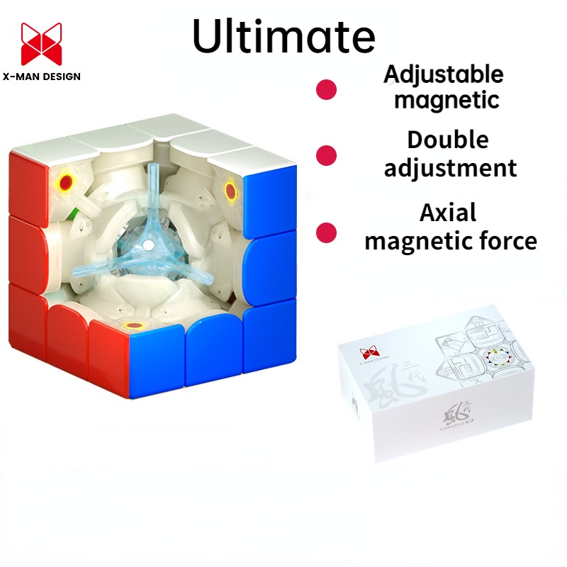 Qiyi X Man Tornado V3 M Mgaic Cube 3x3 Magnetic Stickerless Speed Cube ...
