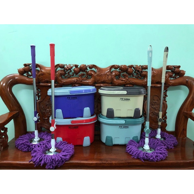 360 robot mop set (set includes 2 mops) | Shopee Philippines