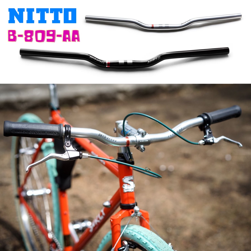 Nitto B-809-AA-SSB Cross Bar Bicycle Handlebar Made in Japan | Shopee ...