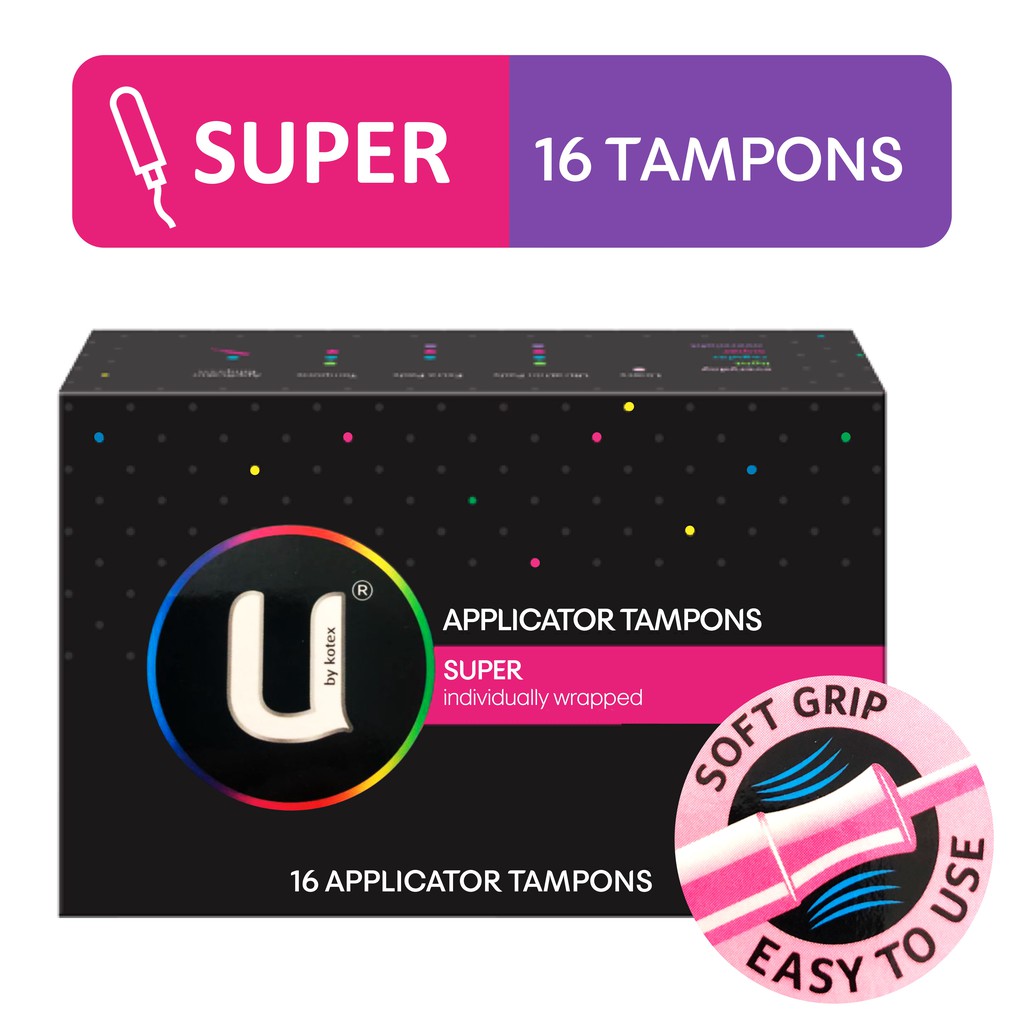 U by Kotex Tampons 16s x 1 pack (16 Pcs) | Shopee Philippines