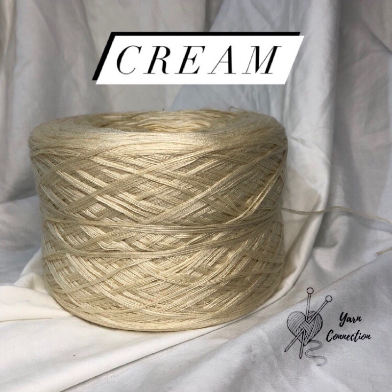 4/8 ply Spun Poly CREAM | Shopee Philippines