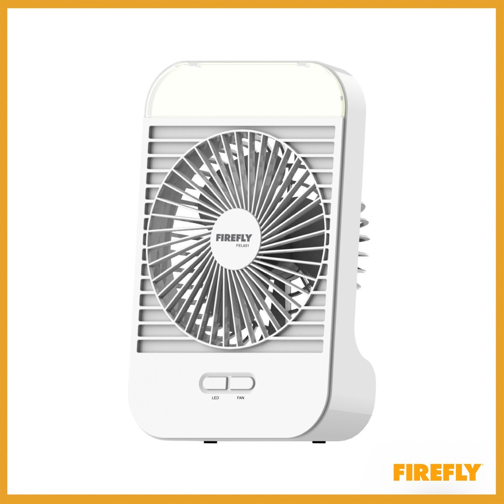 Firefly 5" Rechargeable Fan with Night Light - FEL651 | Shopee Philippines
