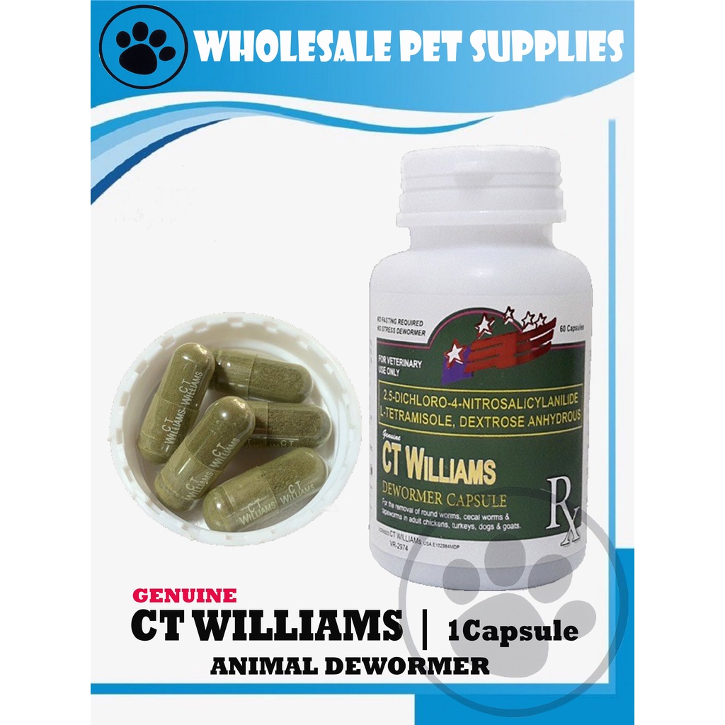 CT WILLIAMS Animal Dewormer (1 Capsule) | Shopee Philippines