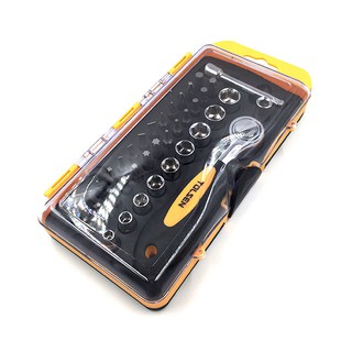Tolsen 38pcs Bit & Ratchet Socket Set (1/4" Drive) 20035 TPR Handle ...