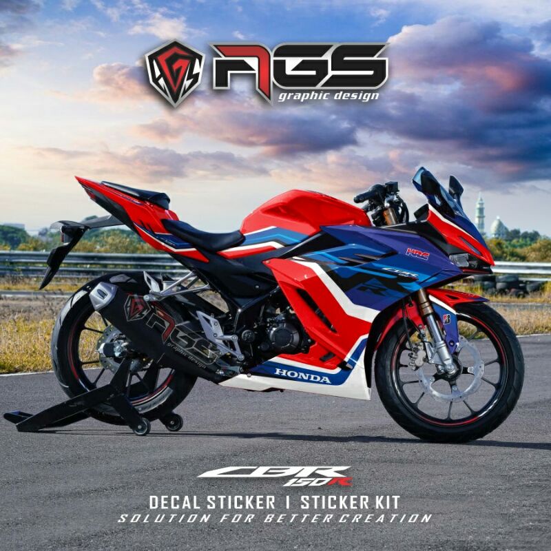 Decal Sticker CBR150R 2021 AllNew CBR150R/ CBRK45R/ CBR Full Body Decal ...