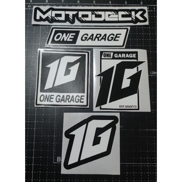 One Garage Motodeck Sticker Vinyl Sticker Waterproof | Shopee Philippines